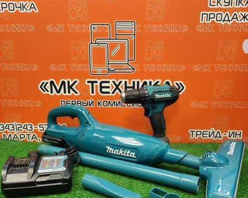 Набор Дрель-шуруповерт Makita DF333D + Пылесос Mak