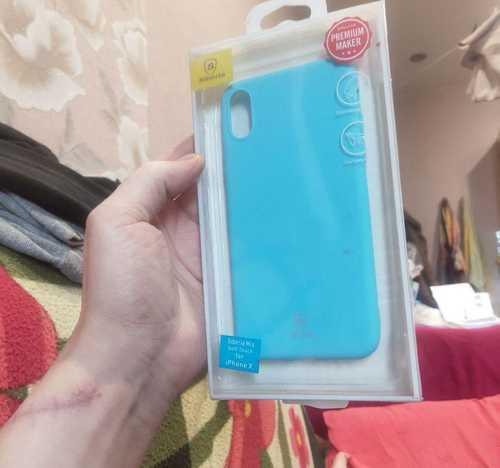 Чехол iPhone x новый красивый)