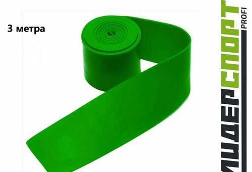 Эспандер-Лента латекс 7см х 1,0мм, дл: 5м, зеленая
