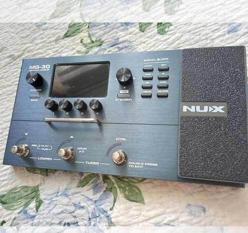 Гитарный процессор nux mg 30