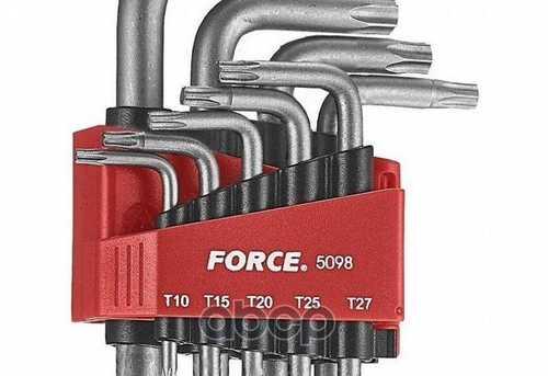 Набор ключей Г-образных torx Т10-Т50 9пр force