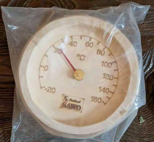 Термометр для бани и сауны sawo 175-тa, осина