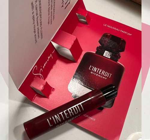 Givenchy linterdit rouge пробник тестер