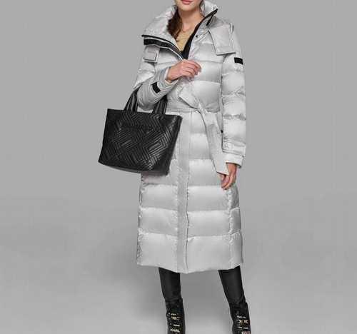 Karl lagerfeld пуховик женский, s, пух перо