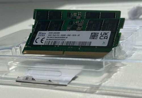 Озу DDR5 Sk Hynix 32 gb 2x16 Sodimm