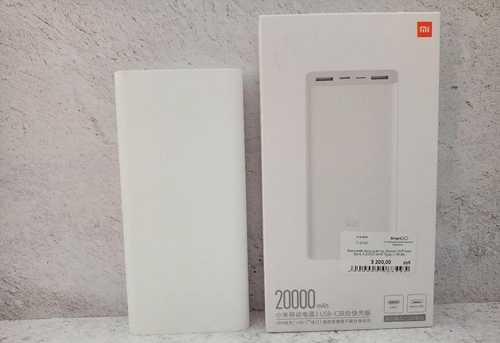 Внешний аккумулятор Xiaomi Mi Power Bank 3 20000 m