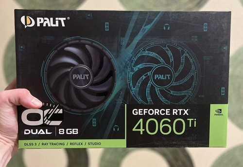 Видеокарта Palit RTX4060ti 8gb Dual OC