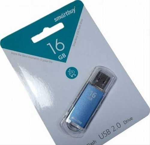 USB флешка 16GB SmartBuy V-Cut Blue