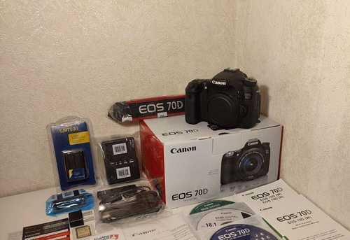 Canon eos 70d Body Как новая (пробег 2тыс)