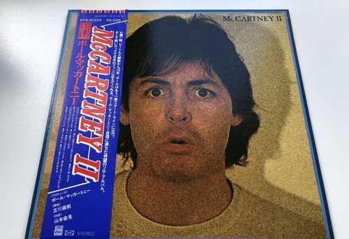 Japan LP McCartney II (1980) первопресс винил Mint