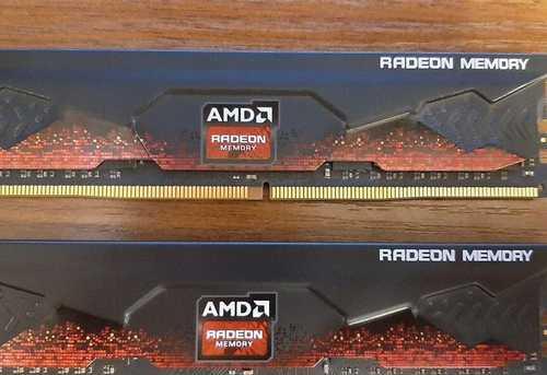 Оперативная память AMD DDR4 16Gb (2x8Gb) 2666MHz