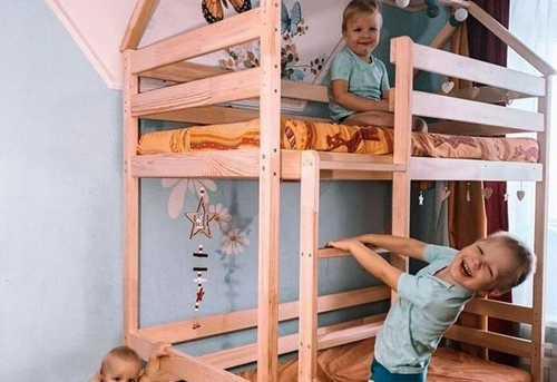 Детская кровать от 3 лет с бортиками с доставкой