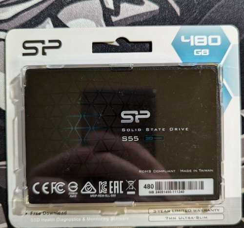 SSD SATA Silicon Power S55 на 480 гб (новый)