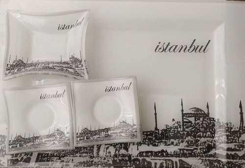 Набор«Стамбул», кастрюля-стекло,хрусталь