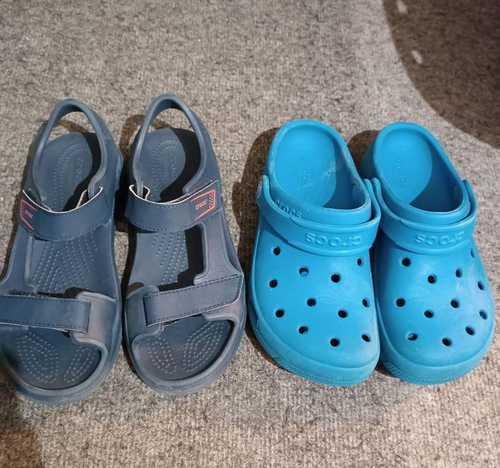 Сандалии сабо crocs для мальчика j3