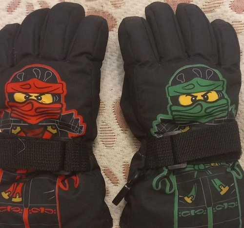Перчатки зимние, краги H&M Ninjago новые 2-4 года
