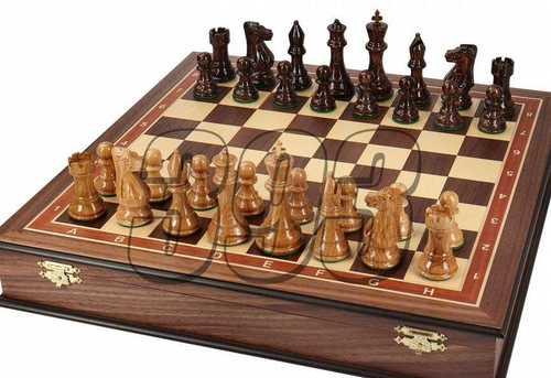 Шахматы в ларце Вильгельм Стейниц (орех-яс (53401)