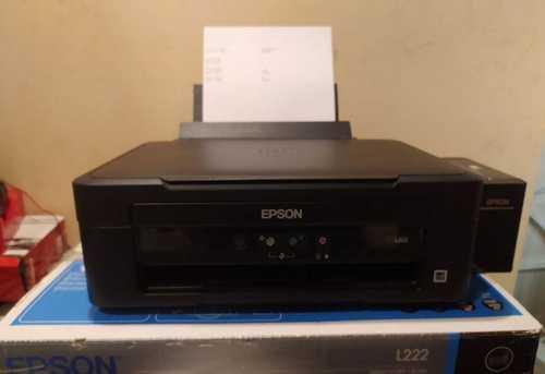 Цветной струйный принтер epson l222