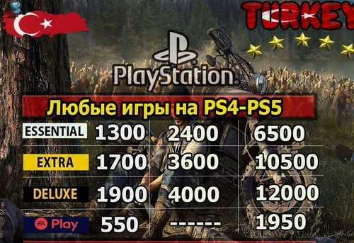 Подписка PS Plus /Турция/Украина/ dead OR alive 84