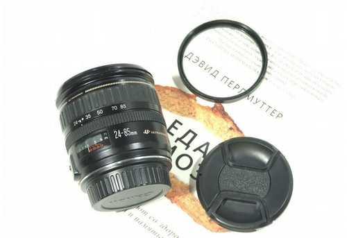 Объектив Canon EF 24-85 f3.5-4.5 USM + фильтр