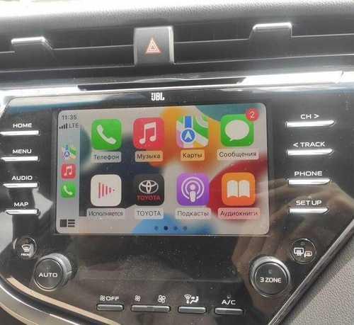 Toyota Camry 70 активация CarPlay Andoid Auto