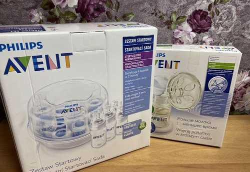 Philips Avent Стерилизатор и молокоотсос ручной