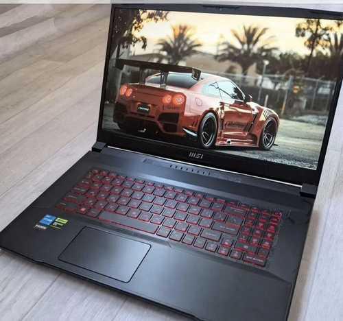 Игровой ноутбук msi katana 17.3 rtx 2050