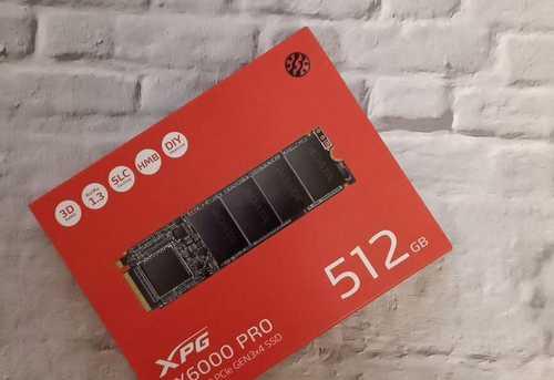Новый SSD M.2 512Gb adata SX6000 Pro
