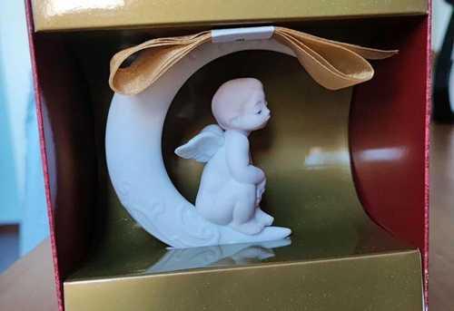 Ангел Lladro подвеска новогодняя ёлочнач игрушка