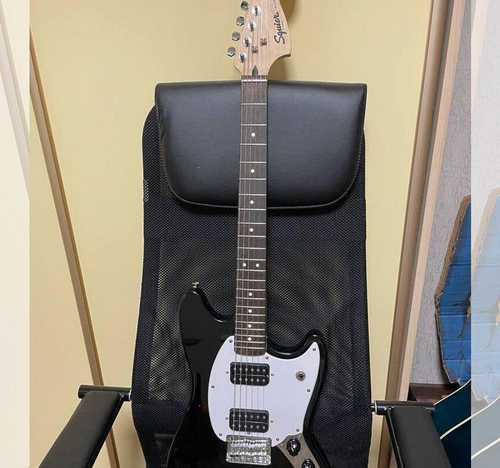 Электрогитара fender squier bullet mustang HH Blac