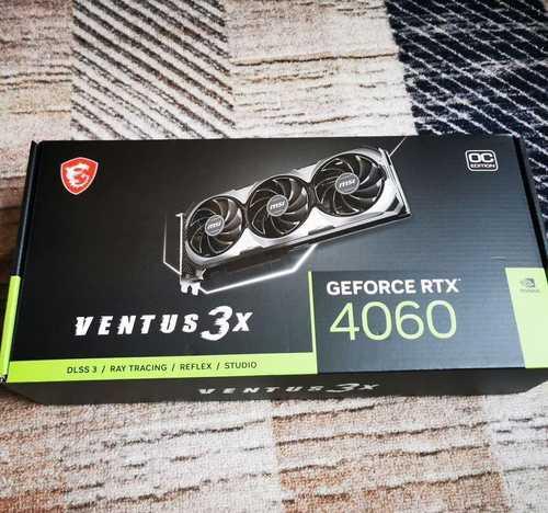 Видеокарта MSI Ventus 3X RTX4060 8GB