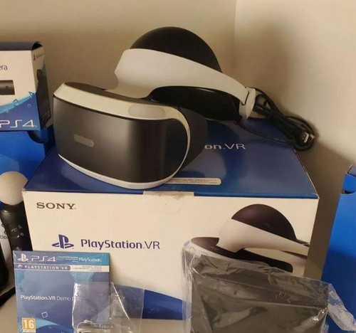 Sony playstation vr с Коробкой шлем виртуальной