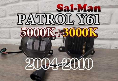 Противотуманные фары Nissan Patrol Y61 2004-2024