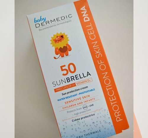 Солнцезащитный детский крем SPF50 Dermedic baby