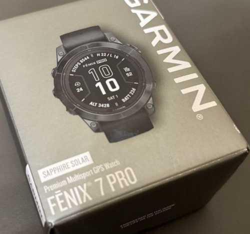 Garmin fenix 7 pro sapphire solar titanium