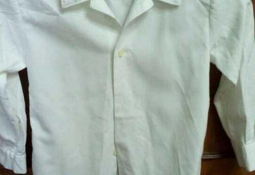 Белые рубашки с длинным рукавом