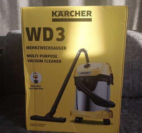 Пылесос karcher WD 3