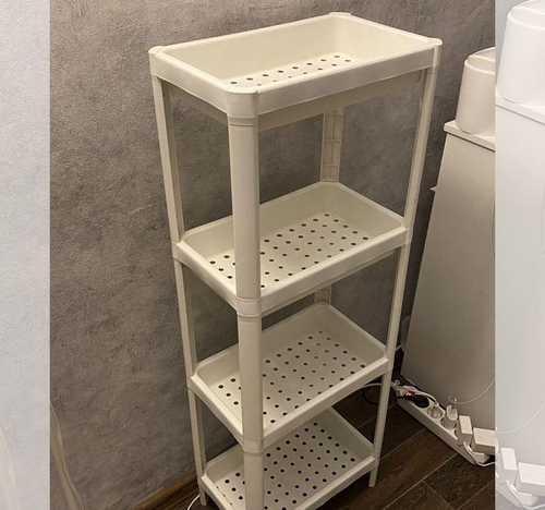 Vesken Стеллаж IKEA, белый 36x23x100 см