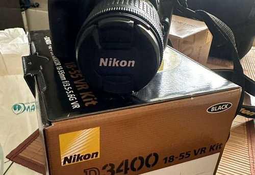 Зеркальный фотоаппарат nikon D3400