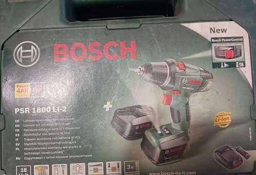 Шуруповерт bosch 1800 psr