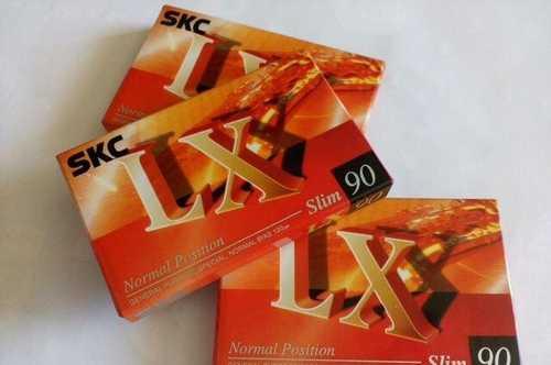 Аудиокассета SKC LX slim 90. NP. Korea