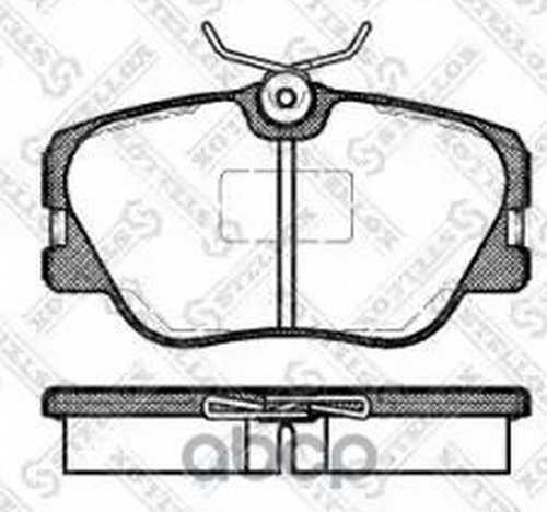 Колодки тормозные дисковые перед Stellox 200
