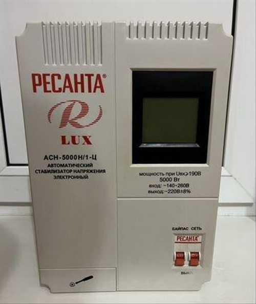 Стабилизатор напряжения Ресанта ACH-5000H/1-Ц