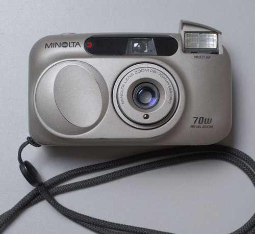 Плёночный фотоаппарат Minolta 70w Riva Zoom
