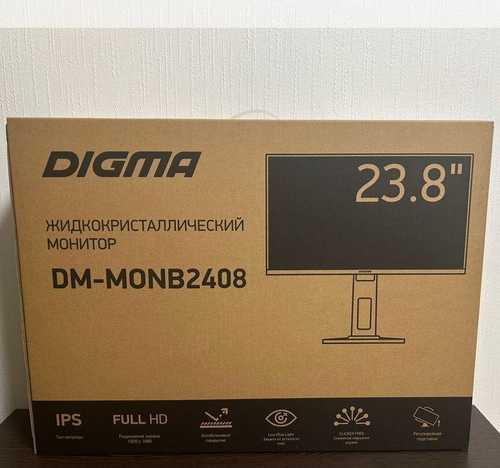 Новый Монитор Digma 24 диогональ