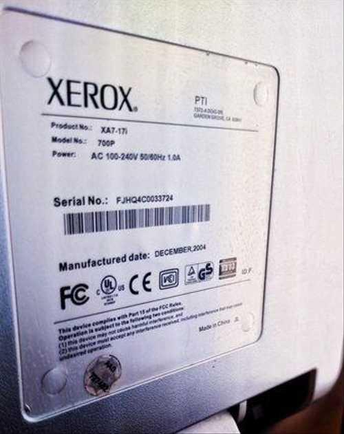 Монитор Xerox ha7-17i