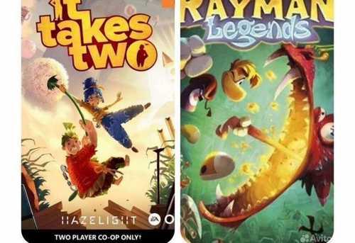 It's take two+rayman Legends xbox one series