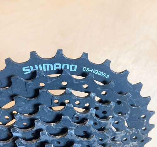 Кассета Shimano 9 скоростей
