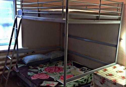 Кровать-чердак двухспальная IKEA