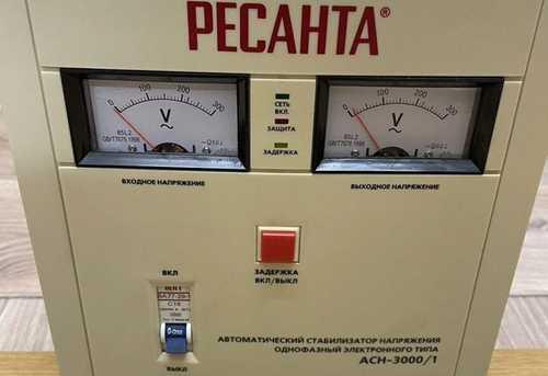 Стабилизатор Ресанта асн-3000/1